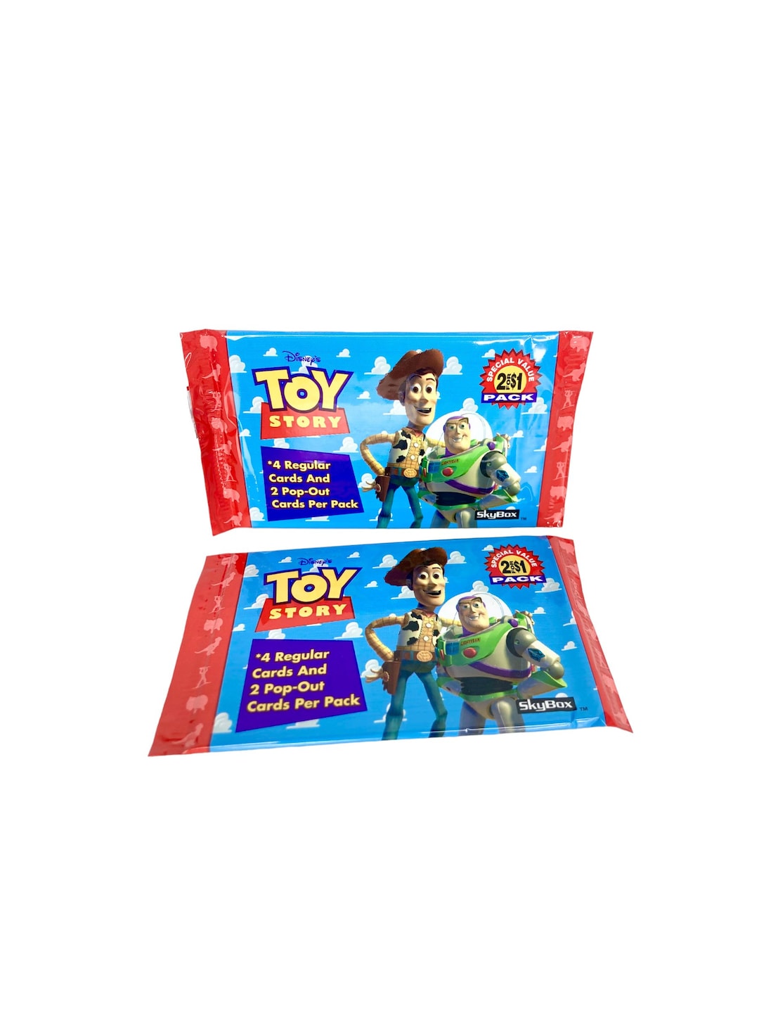 Vintage Trading Cards - Disney's Toy Story 1995 - 2 Unopened Packs - Etsy