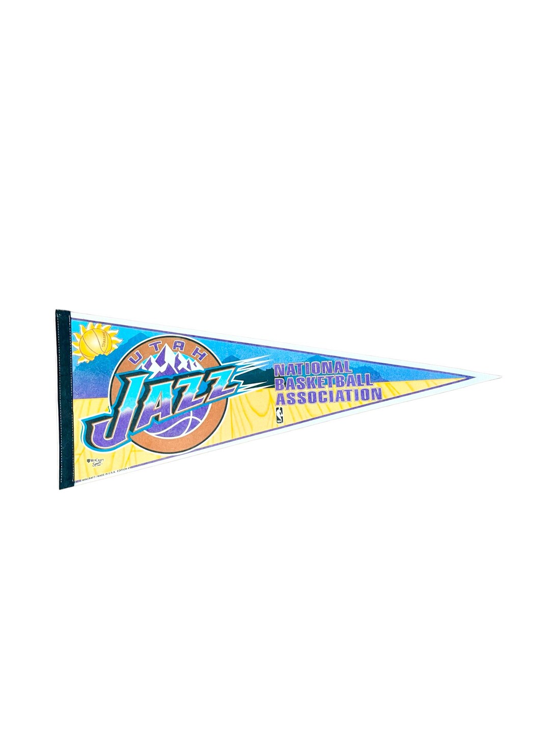 Vintage Utah Jazz Felt Pennant - Utah Jazz Collectible - Etsy
