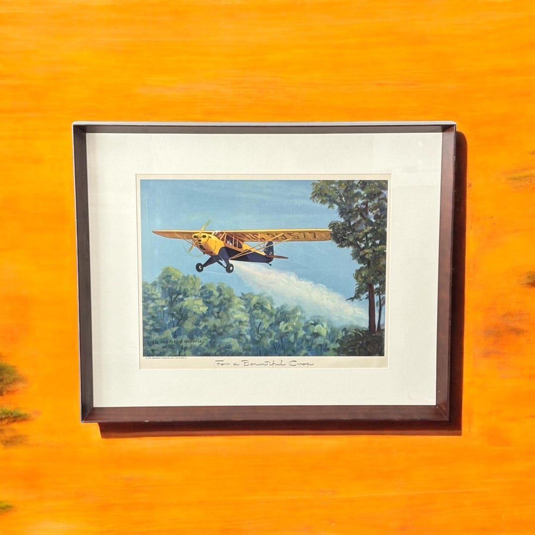 Vintage Airplane Print - Rare 1949 Thompson Products Airplane Print ...