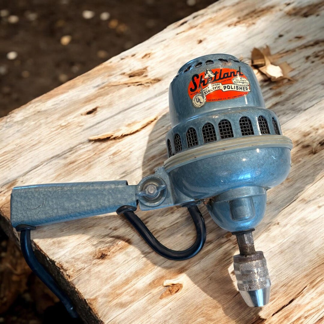 Vintage Power Tool - Vintage Electric Polisher - Shetland Polisher - Etsy