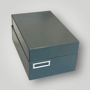 Vintage Metal File Box - Steelmaster File Box - Metal Storage Box - Etsy