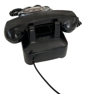 Vintage Rotary Dial Desk Telephone - Bell System Western Electric ...