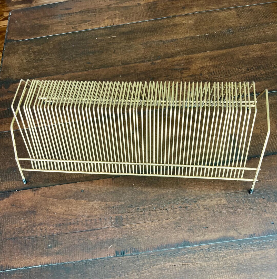 Vintage Record Holder Rack - LP Holder - Very Cool Lp/record Rack ...