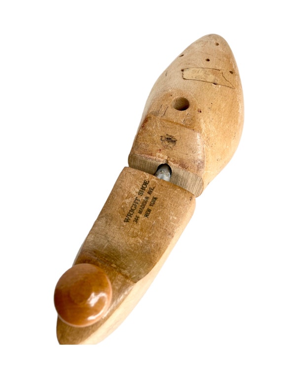 Vintage Wooden Shoe Tree - Wright Shoe - Madison Aven… - Gem
