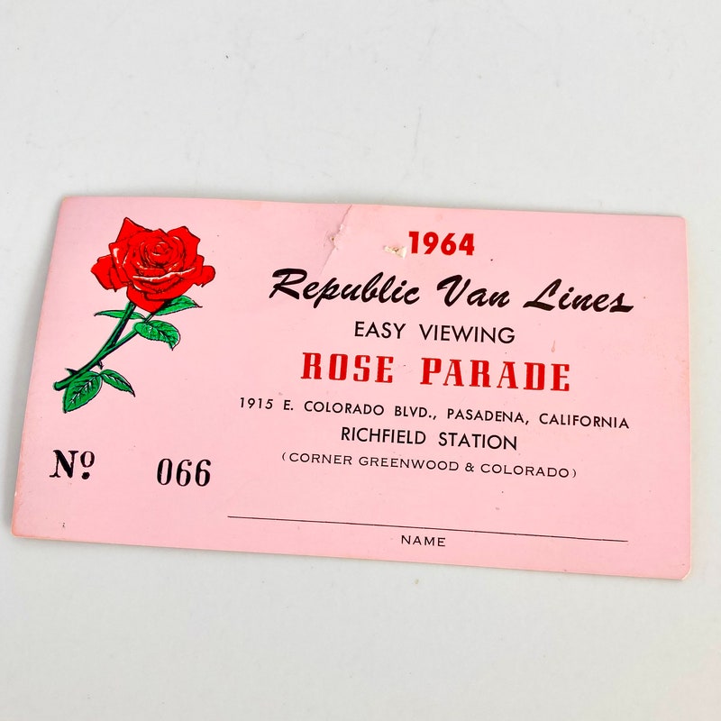 Rose Parade - Etsy