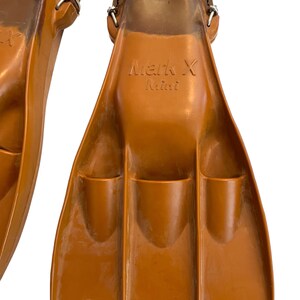 Vintage 1970s MARK X MINI AMF Swimaster Swim Fins Scuba Fins - Etsy