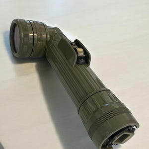 Vintage Military Flashlight Signal Flashlight tested and Works Great ...