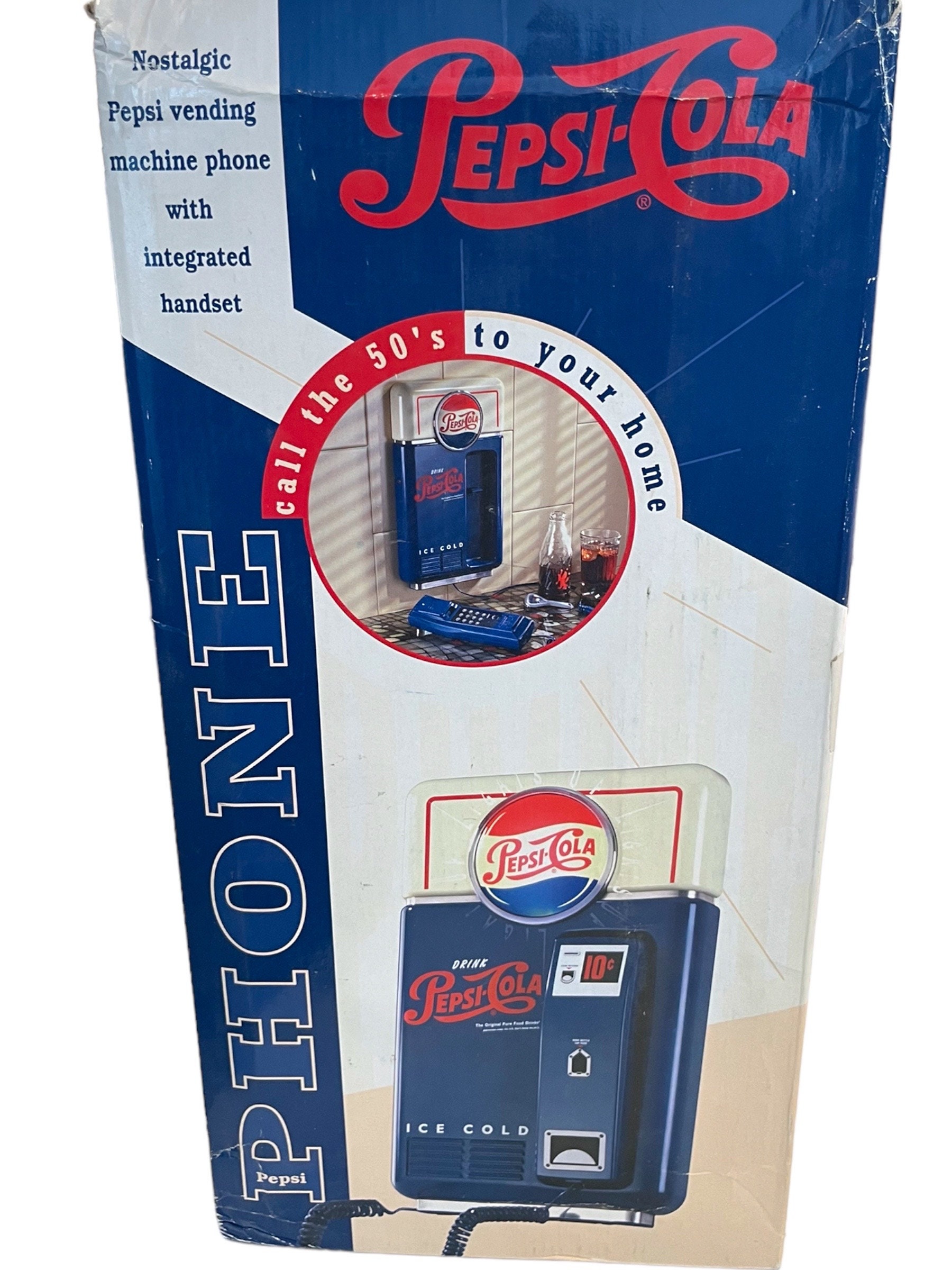 Vintage Telephone Pepsi Vending Machine Telephone Pepsi Collectible ...