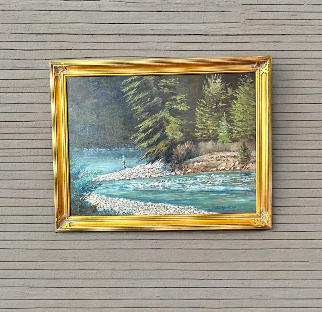 Original Artwork by Artist Ed Ingold - High Country Solitude - 24X18 - Etsy