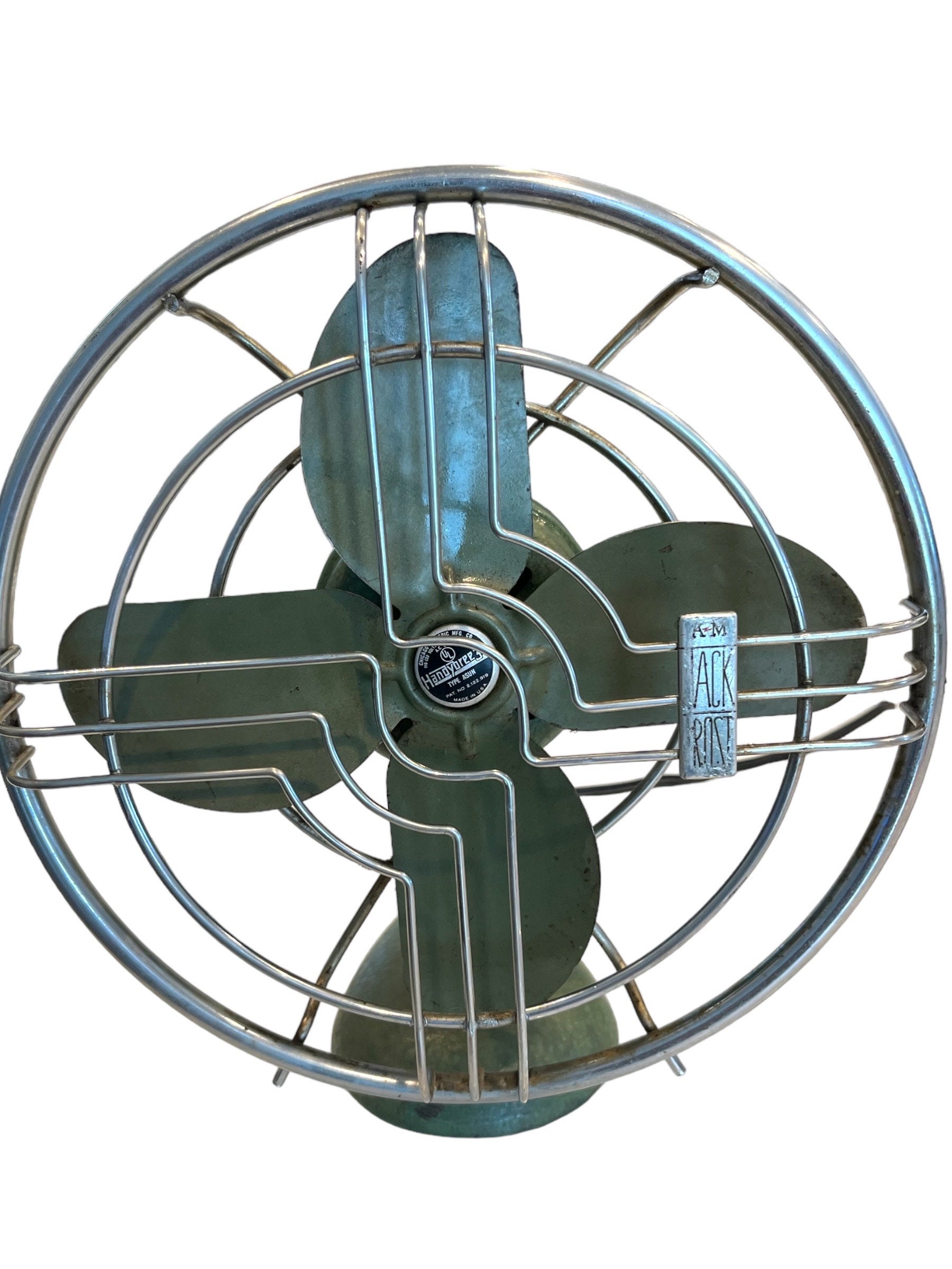 Vintage Stationary Fan Jack Frost Desk Fan by Knapp Monarch - Etsy