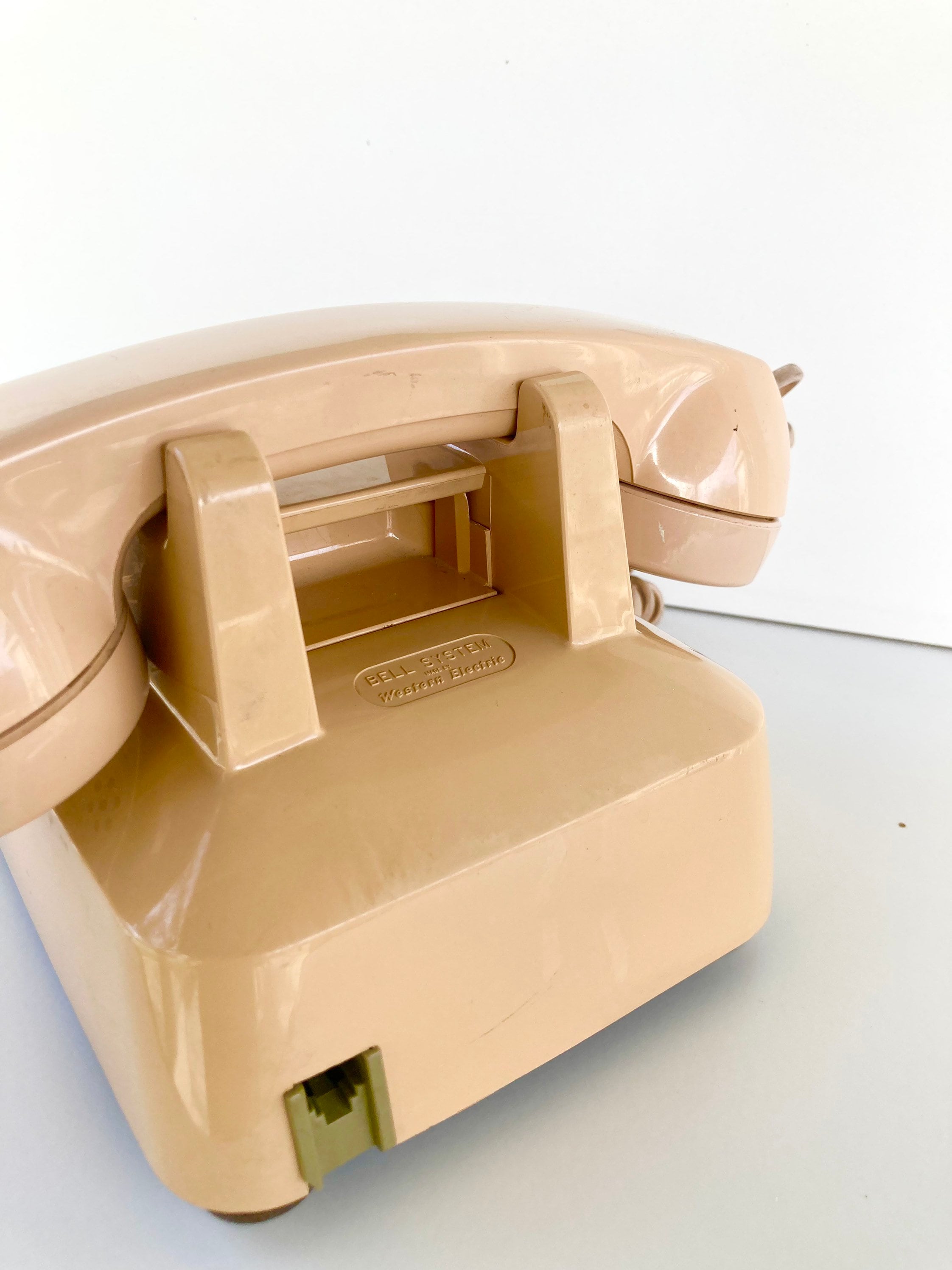 Vintage Rotary Dial Desk Telephone - Bell System Western Electric ...