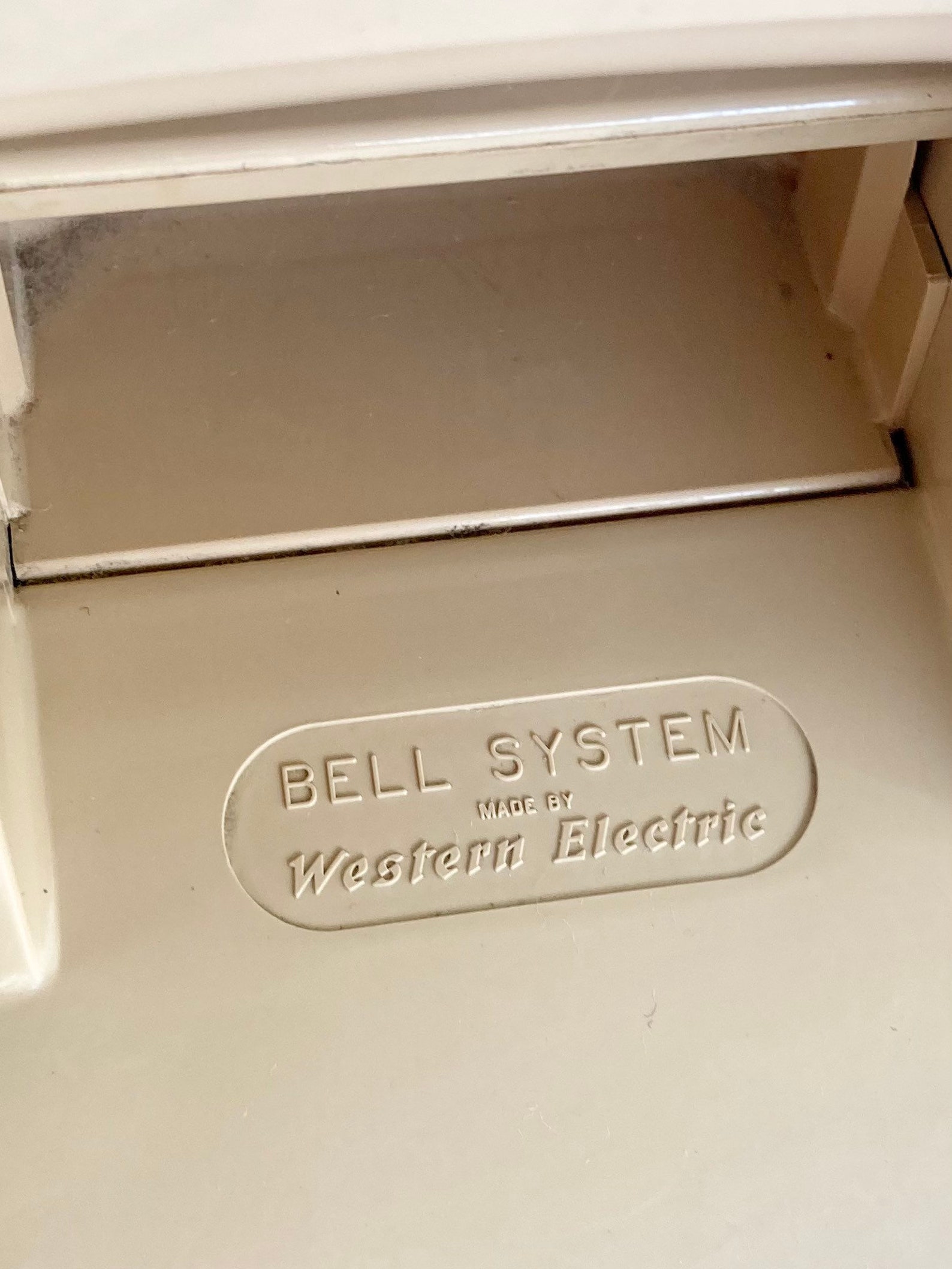 Vintage Rotary Dial Desk Telephone - Bell System Western Electric ...