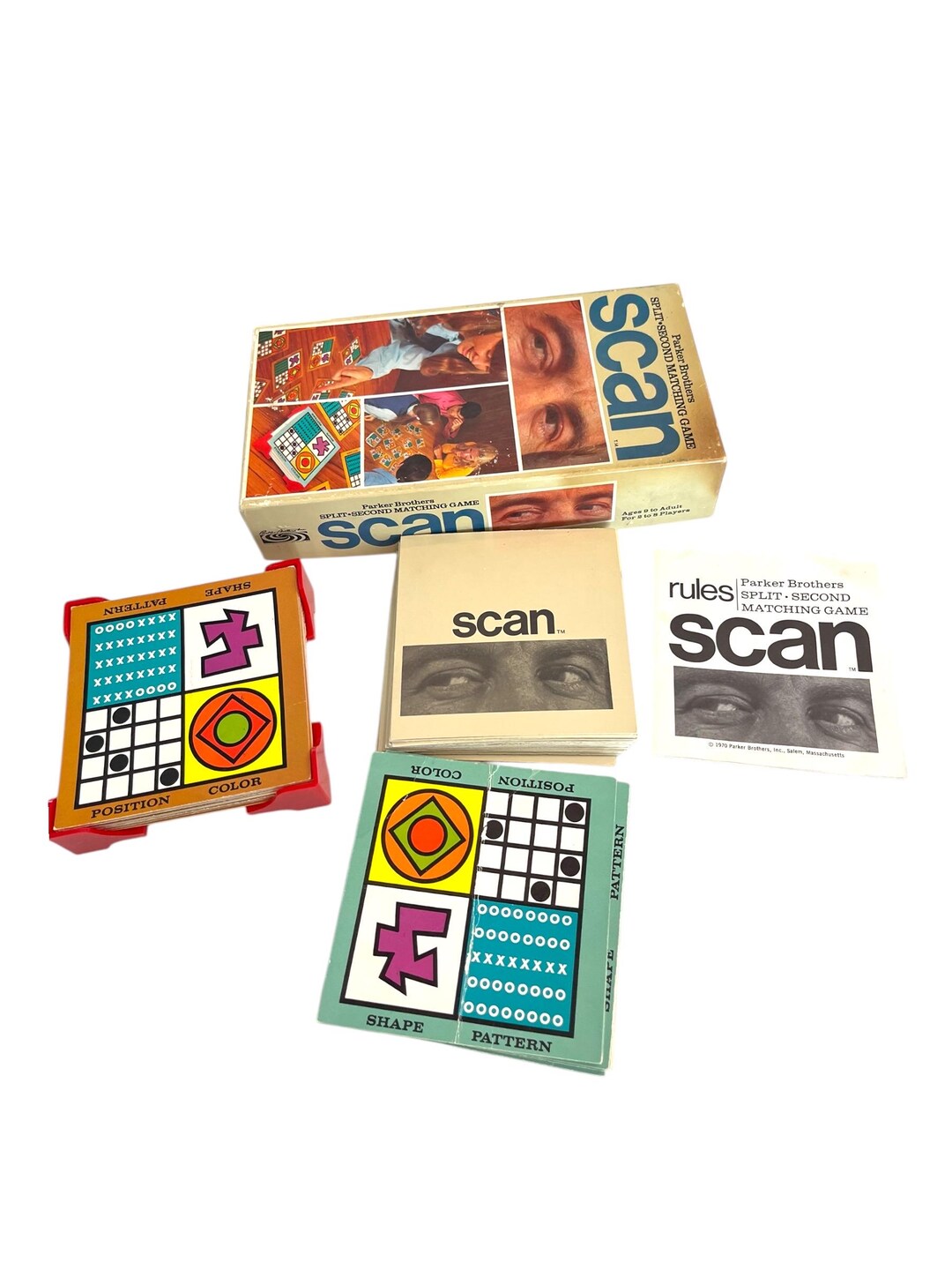 Vintage SCAN Game by Parker Brothers - Etsy