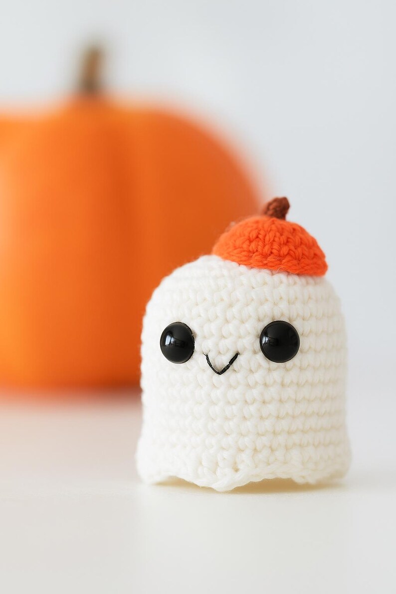 Crochet Ghost Pattern PDF – Halloween Amigurumi Ghost Trio With ...