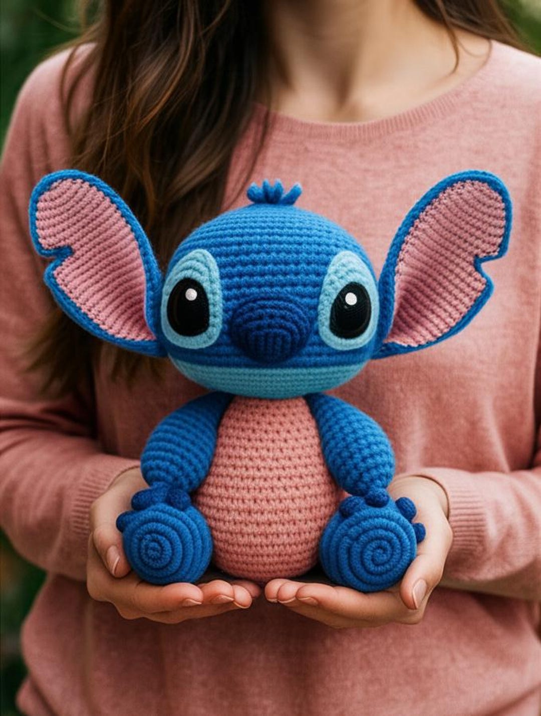 Stitch Inspired Amigurumi Crochet Pattern –cute Alien Plush Toy English ...