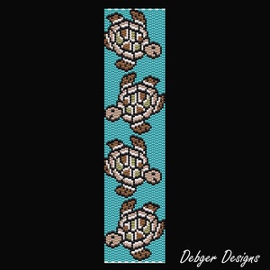 Bead Pattern Peyote(bracelet Cuff)-sea Turtle - Etsy