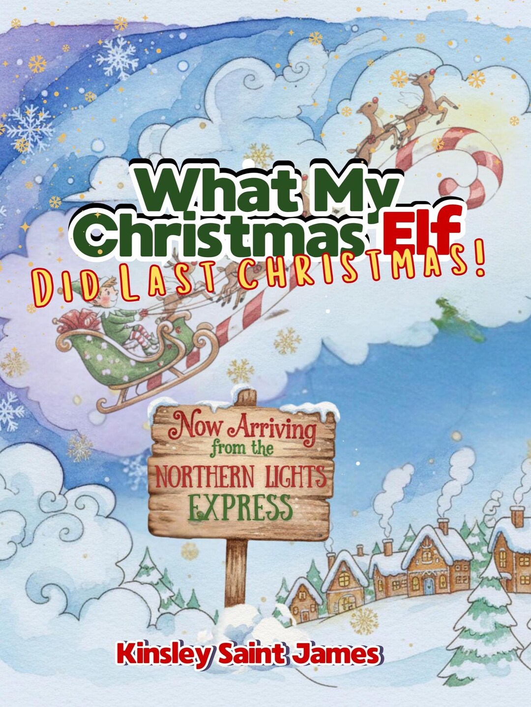 Kids Christmas Elf Storybook – Funny Holiday Picture Book - Etsy