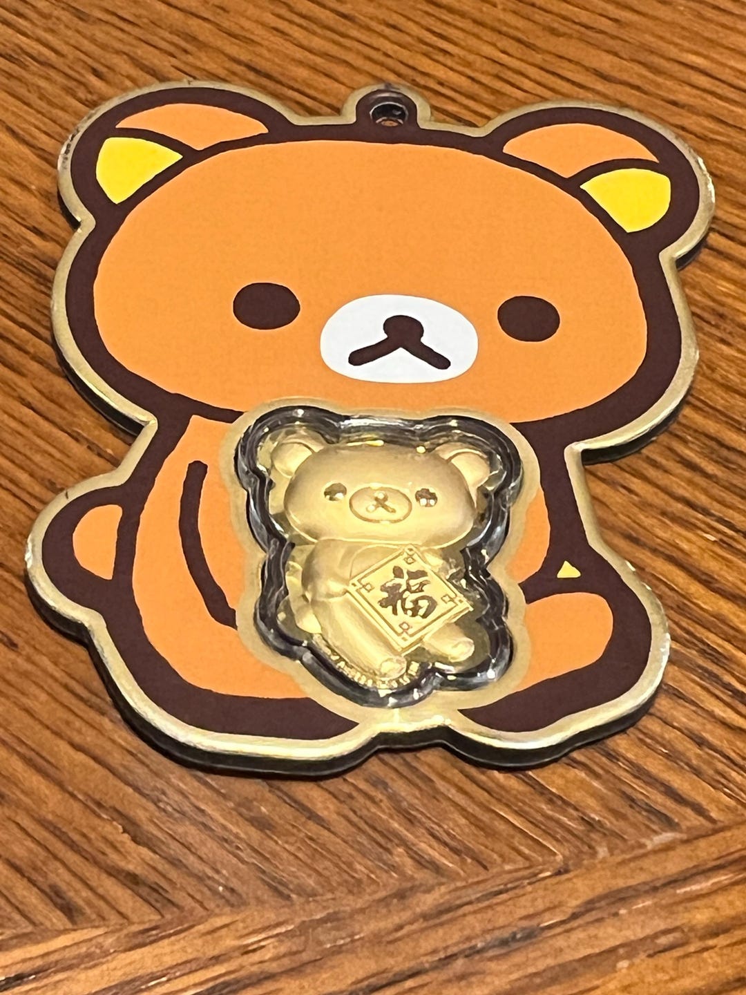 Rilakkuma 24 Kt Gold in Airtight Lukfook Pack - May Be Used as Bag or ...