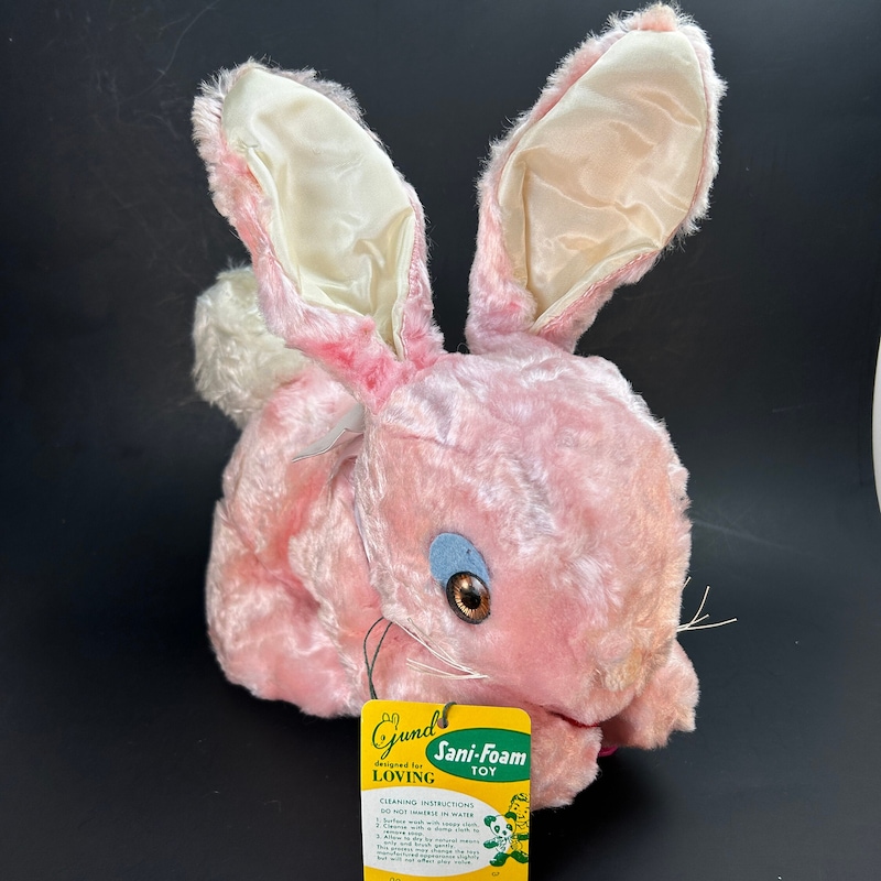 Pink Rabbit Plush Toy - Etsy