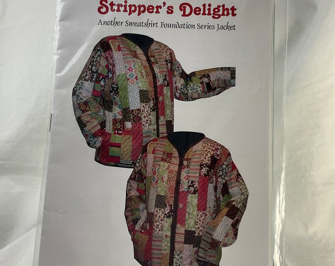 Paper Pattern "stripper’s Delight" Quilted Sweatshirt Pattern Patchwork ...