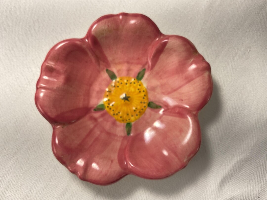 Vtg Franciscan Desert Rose Pottery Personal Ash Tray, Butter Pat ...