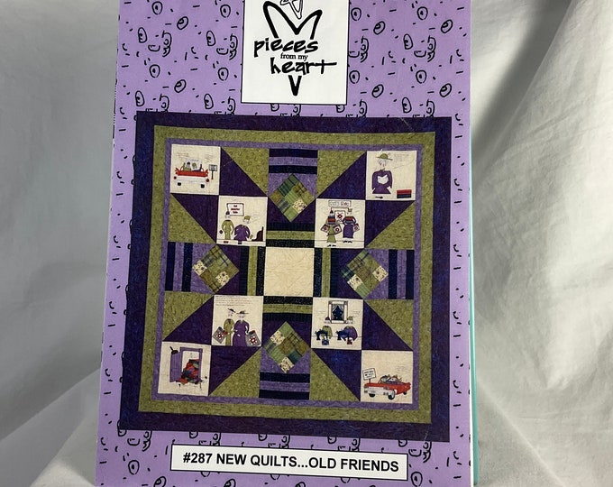 Pattern Only new Quilts Old Friends Using Moda Fabric Panels, Pre-owned ...