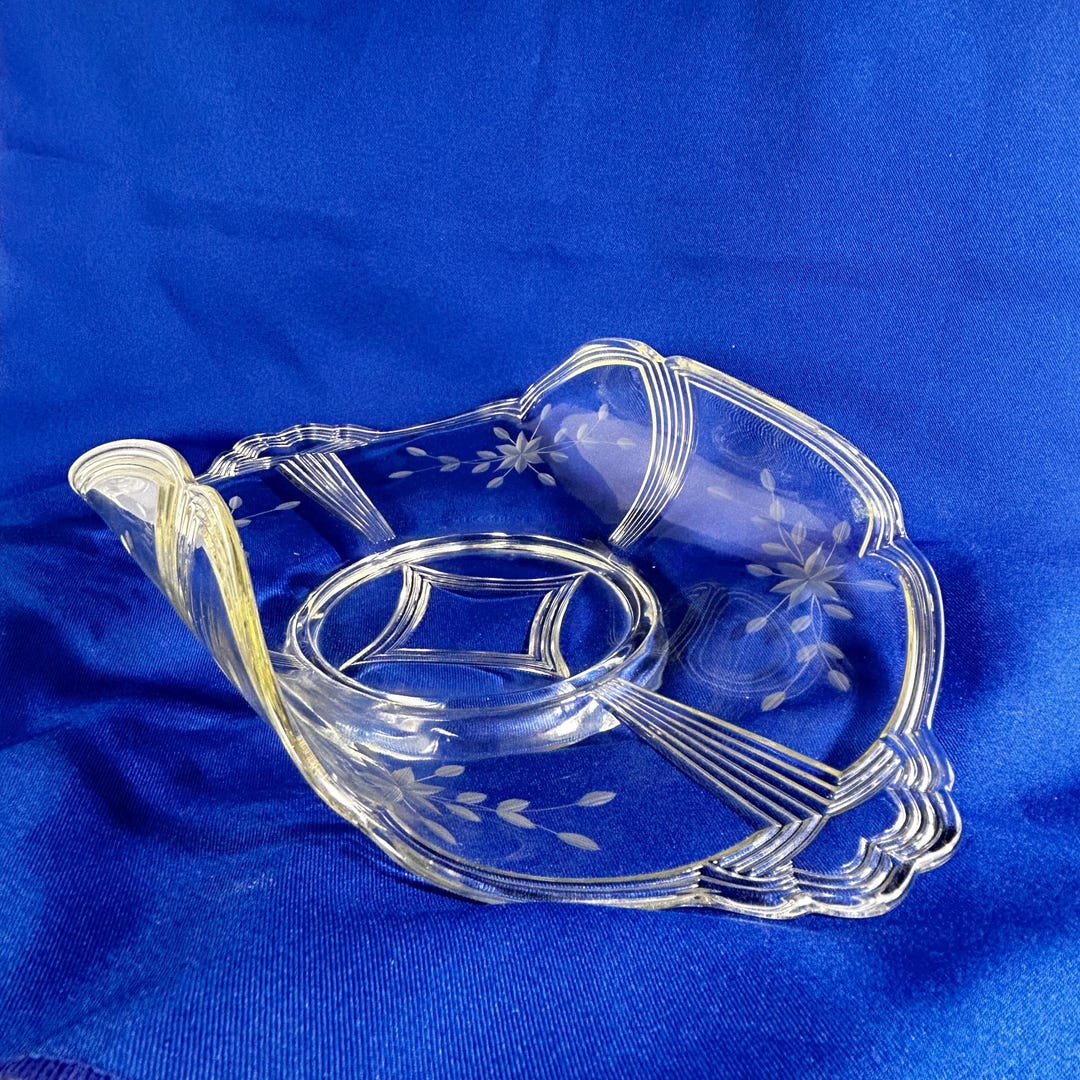 Vintage EAPG Console Candy Card Dish, Collectible Glass, Early 20th ...