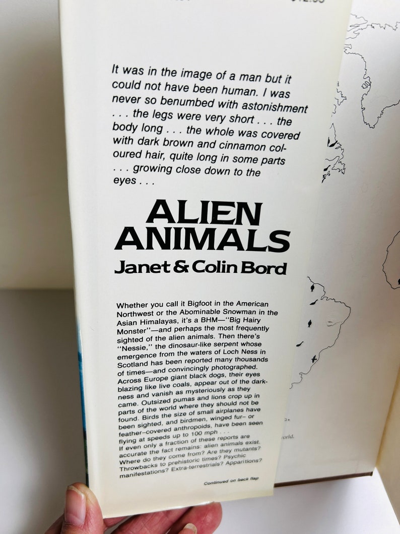 Alien Animals by Janet Bord & Colin Bord, 1981, HC Dust Jacket, Photos ...