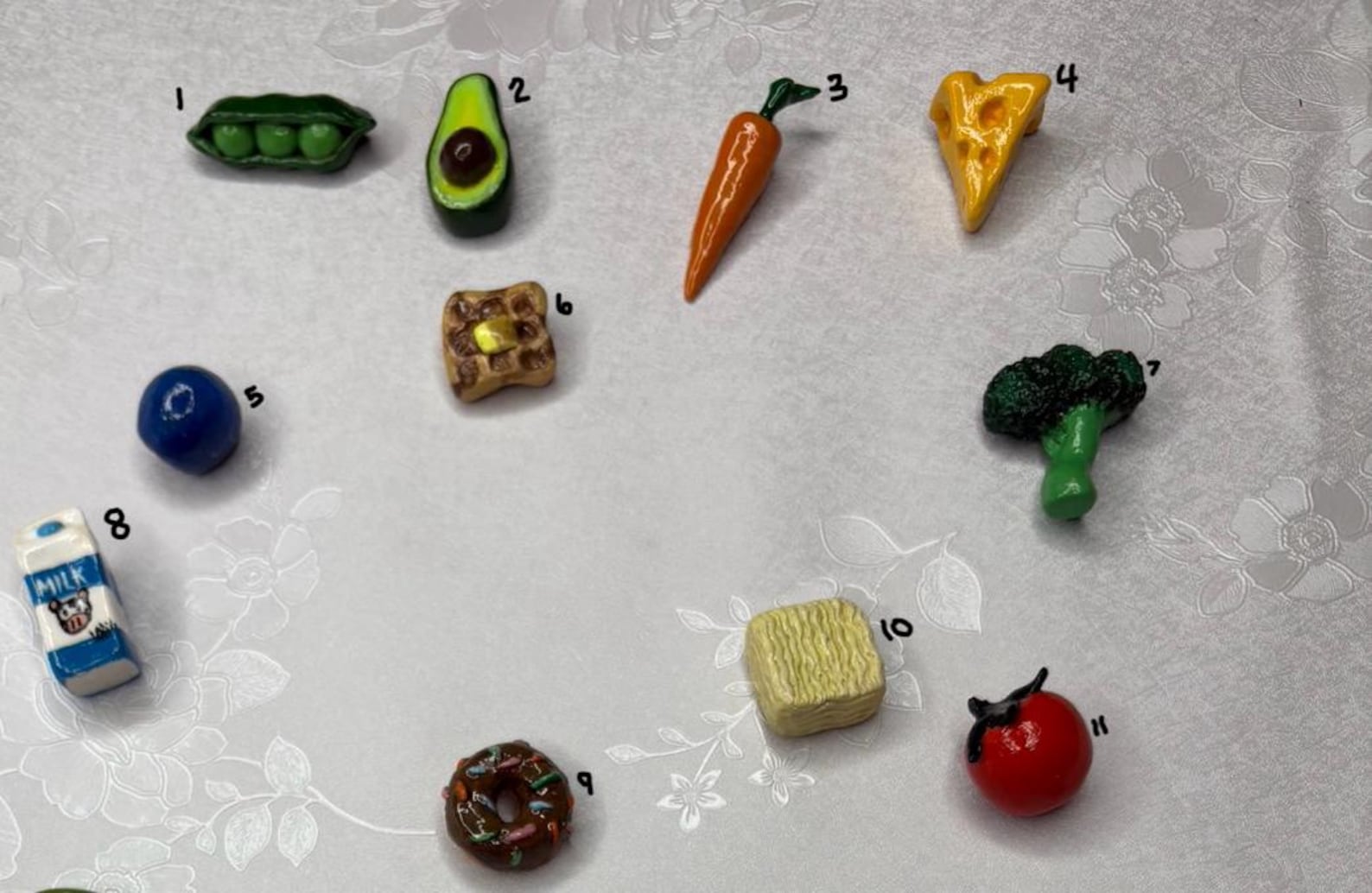 Handmade Clay Food Magnets – Cute Kitchen Fridge Decor – Custom Mini ...
