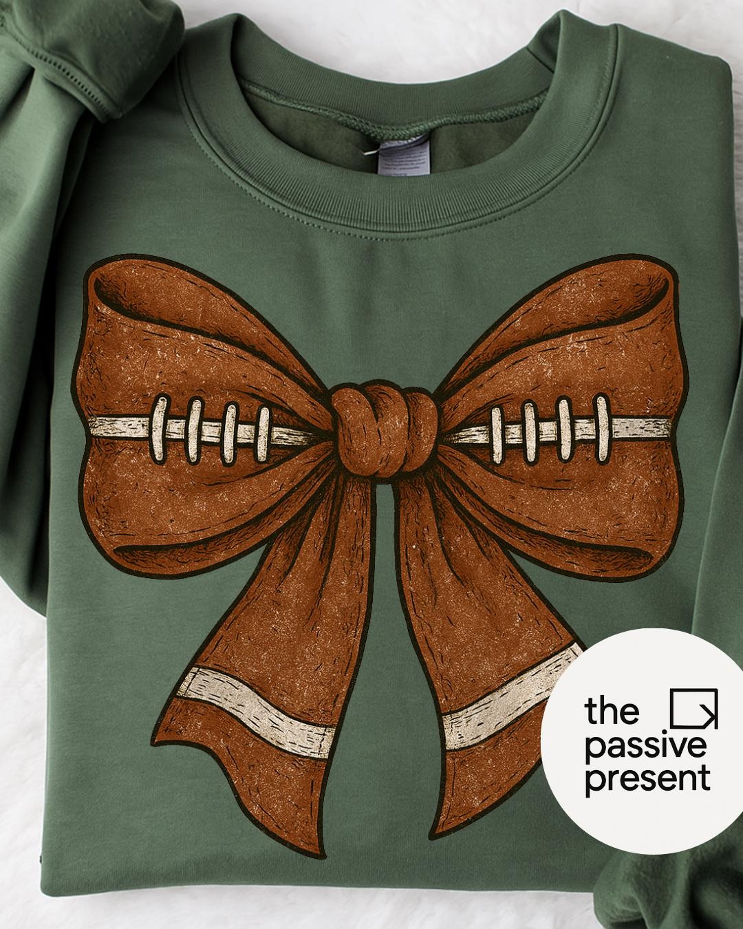 Football Bow SVG | Game Day PNG | Sporty Bow Shirt Design | Football ...