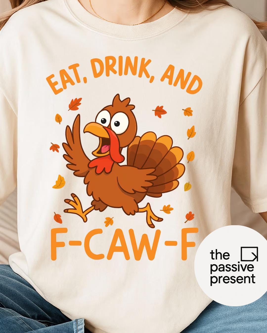 Eat Drink and F-caw-f Turkey PNG | Funny Thanksgiving Sublimation ...