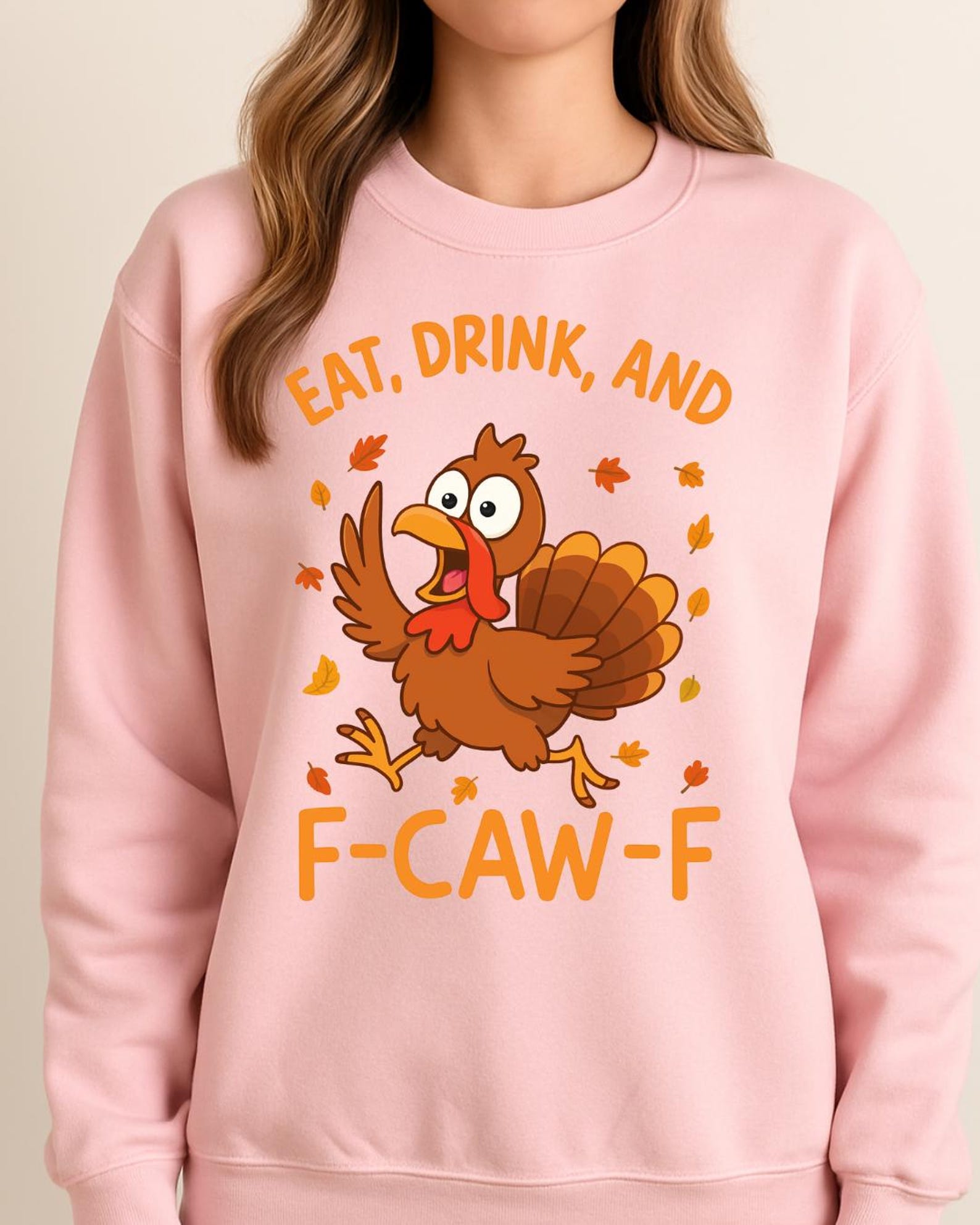 Eat Drink and F-caw-f Turkey PNG | Funny Thanksgiving Sublimation ...