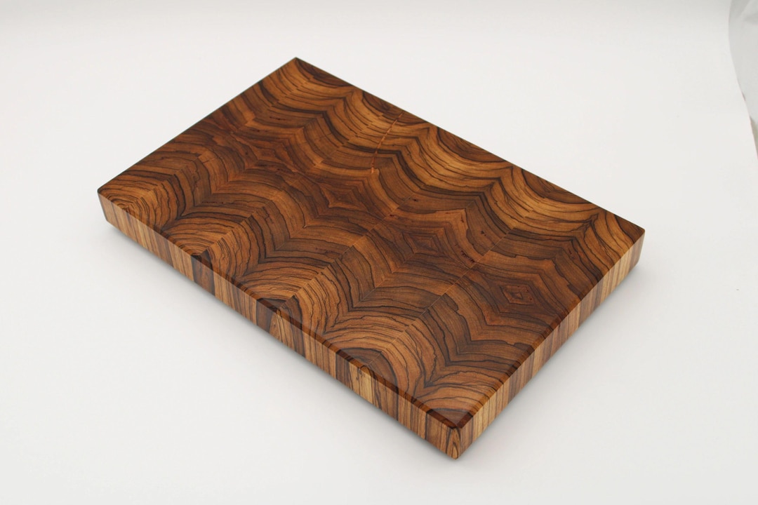 End Grain Zebrawood Board - Etsy