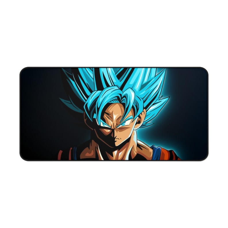 Super Saiyan Goku Desk Mat - Gaming, Office Decor, Anime Gift ...