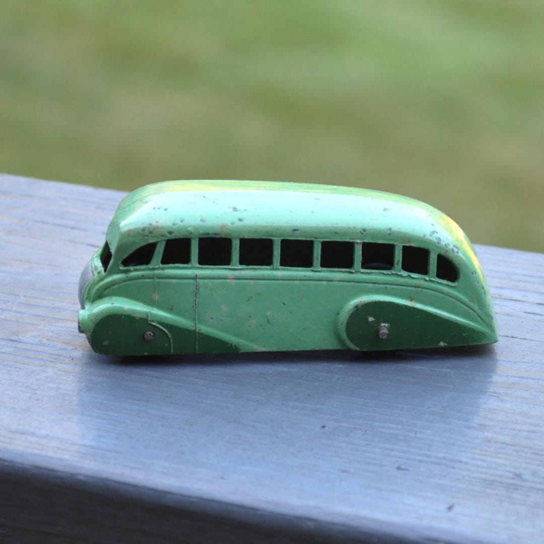 Vintage Meccano Streamline Bus From Dinky Made in England Two-tone ...