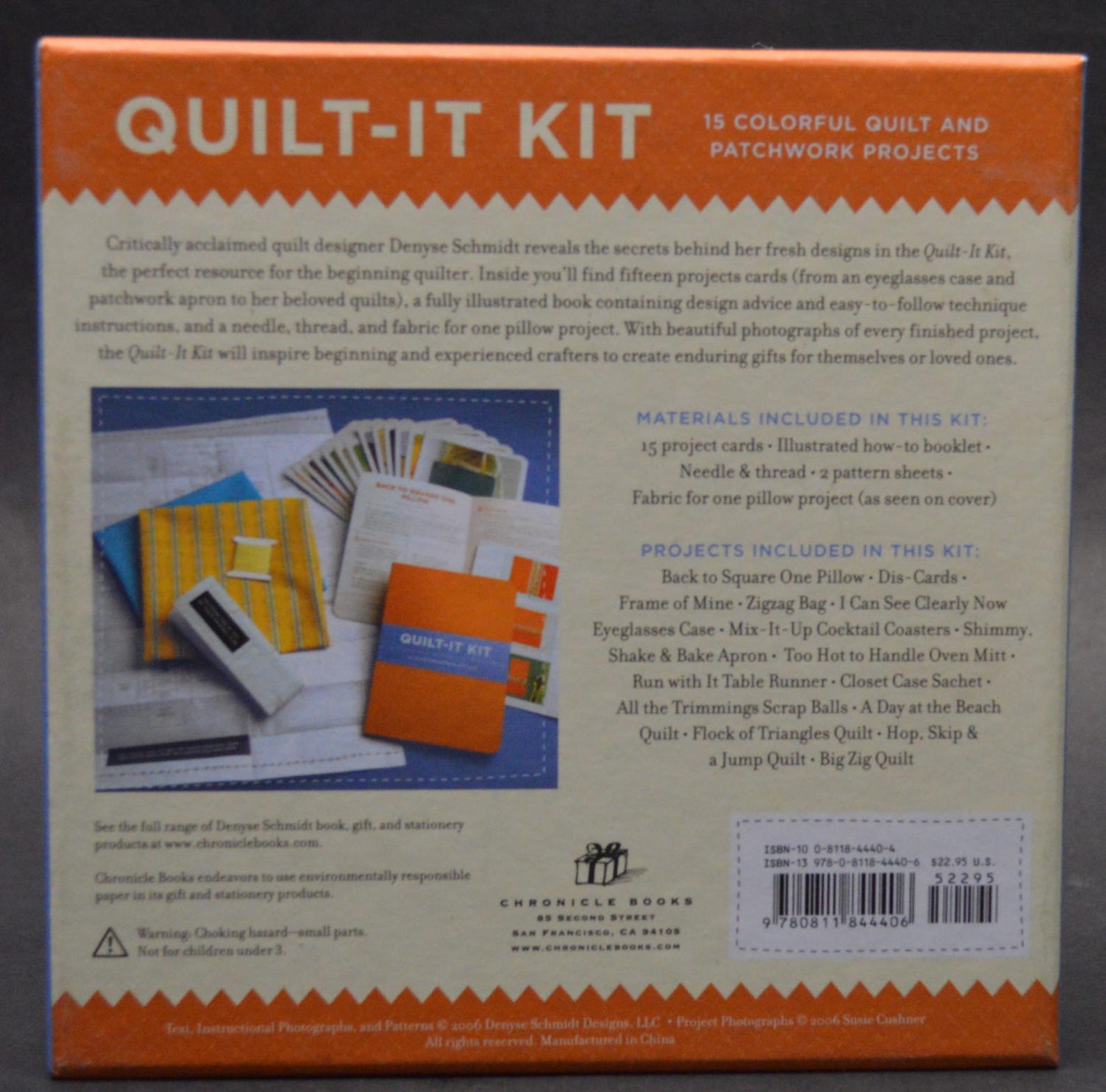 Quilt-it Kit 15 Colorful Quilt and Patchwork Projects – New in Box ...