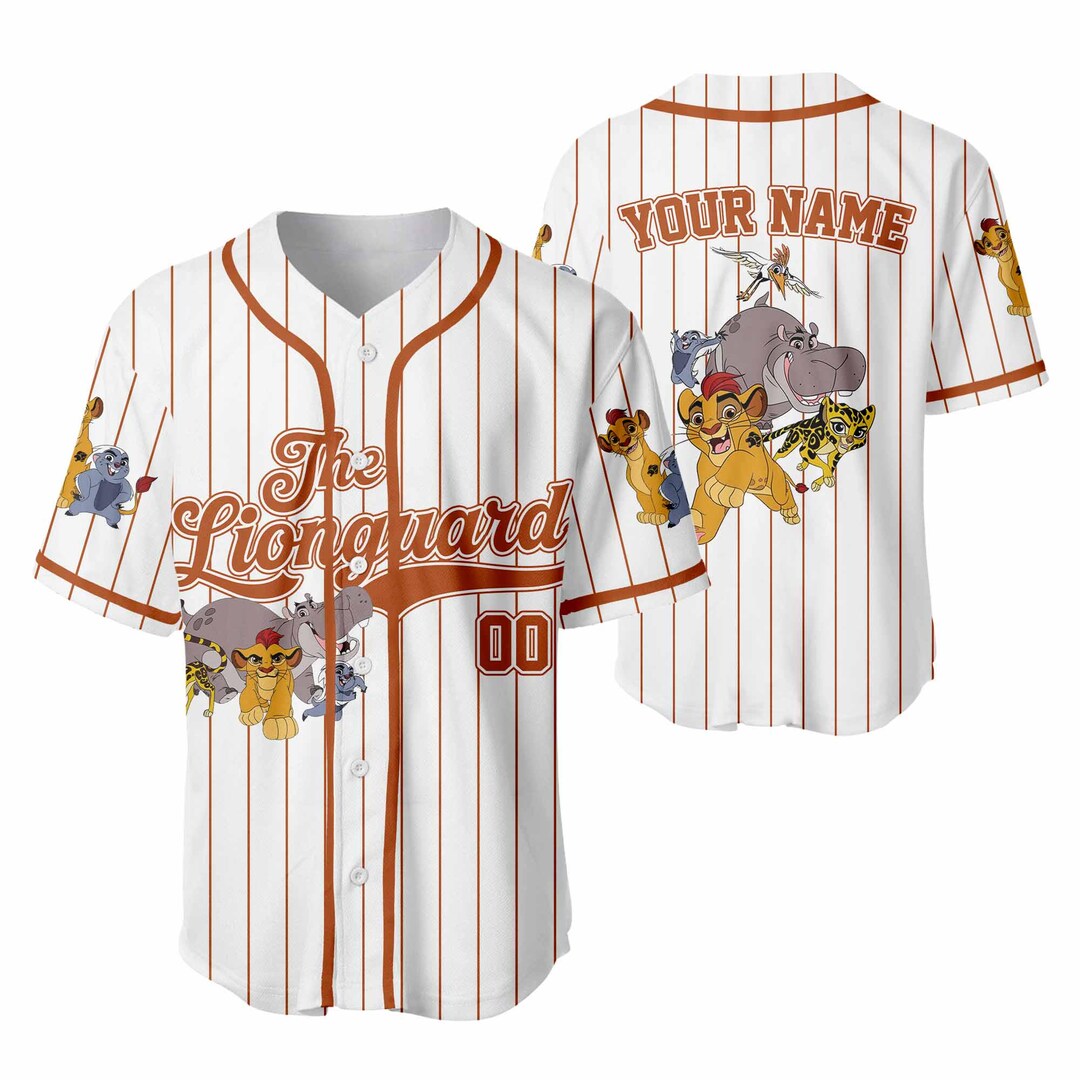 The Lion Guard Jersey Shirt, Disney the Lion Guard Baseball Jersey, the ...