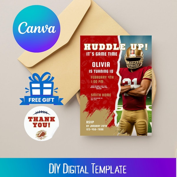 49ers Birthday Invitations - Etsy