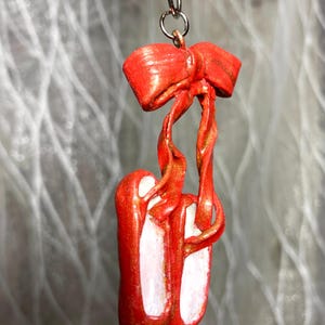 HANDMADE Ballet Pointe Shoe Keychain | Ballet Keychain | Cute Bag Charm ...