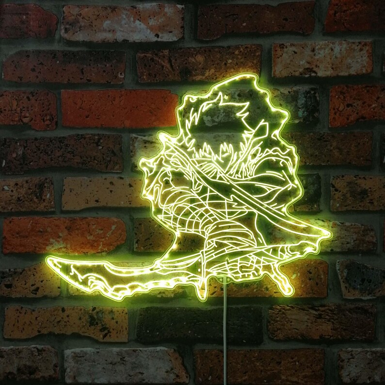 Solo Leveling Light up LED Sign , LED Game Room Decor With Multi Colors ...