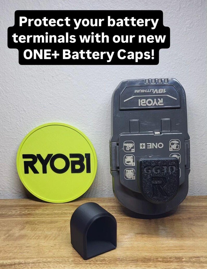 Ryobi ONE+ 18V Battery Caps - Etsy