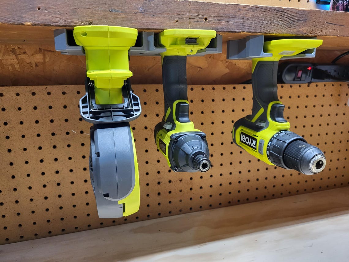Ryobi 18V ONE+ Under-shelf Tool Hangers - Etsy