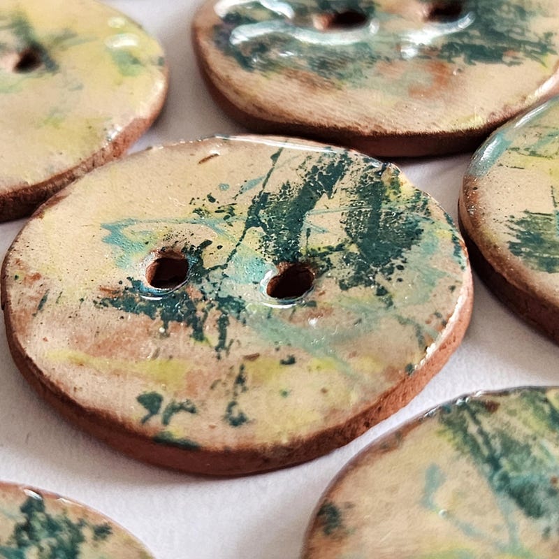Ceramic Buttons - Etsy