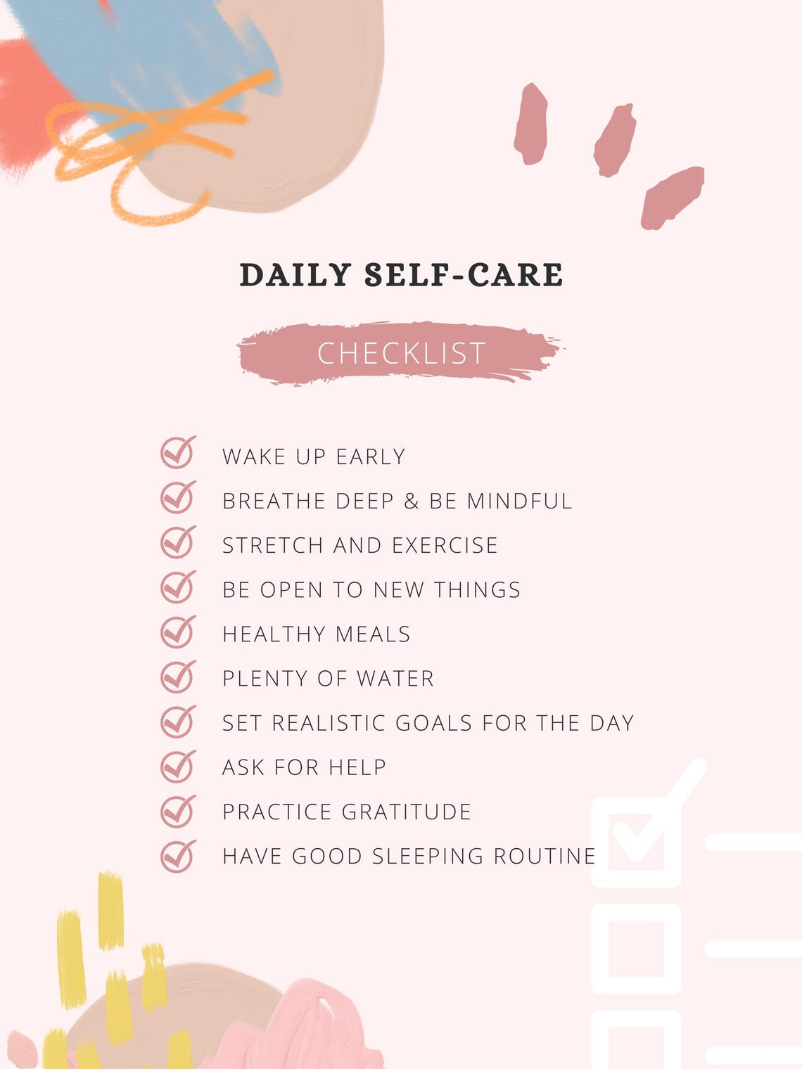 Wellbeing Recourses, Calm Down, Mindfulness, Self-care, Smart Goals ...
