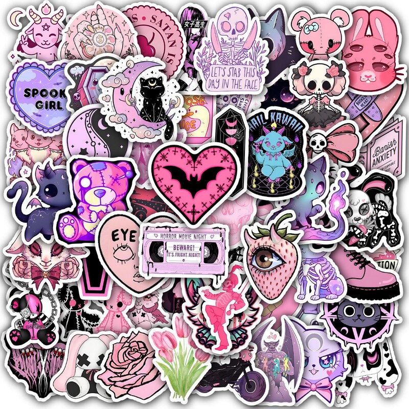 Goth Stickers - Etsy