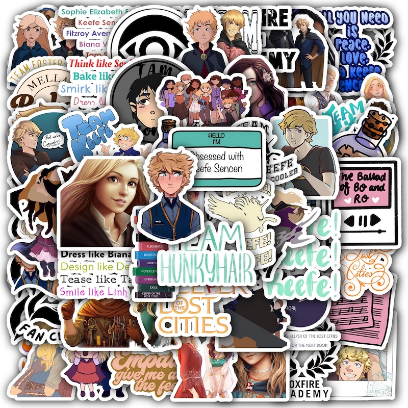 Ya Fantasy Book Stickers - Etsy