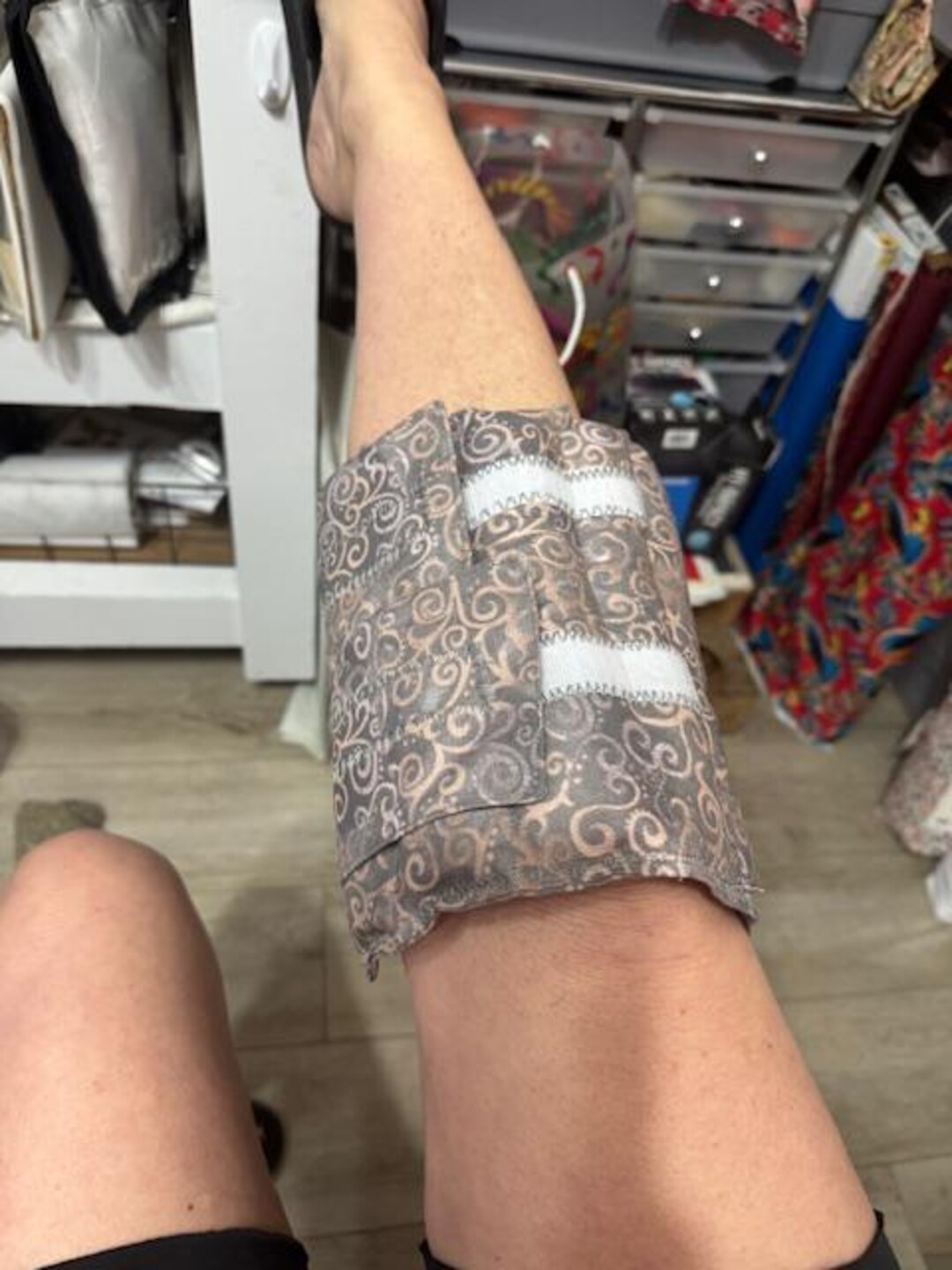 Microwavable Knee Heating Wrap/ Natural Pain Relief for Aches ...