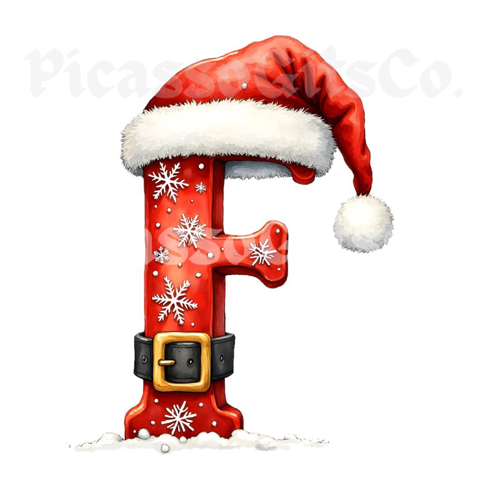 Christmas Alphabet PNG Bundle | Holiday Font Set | (digital Download- A ...