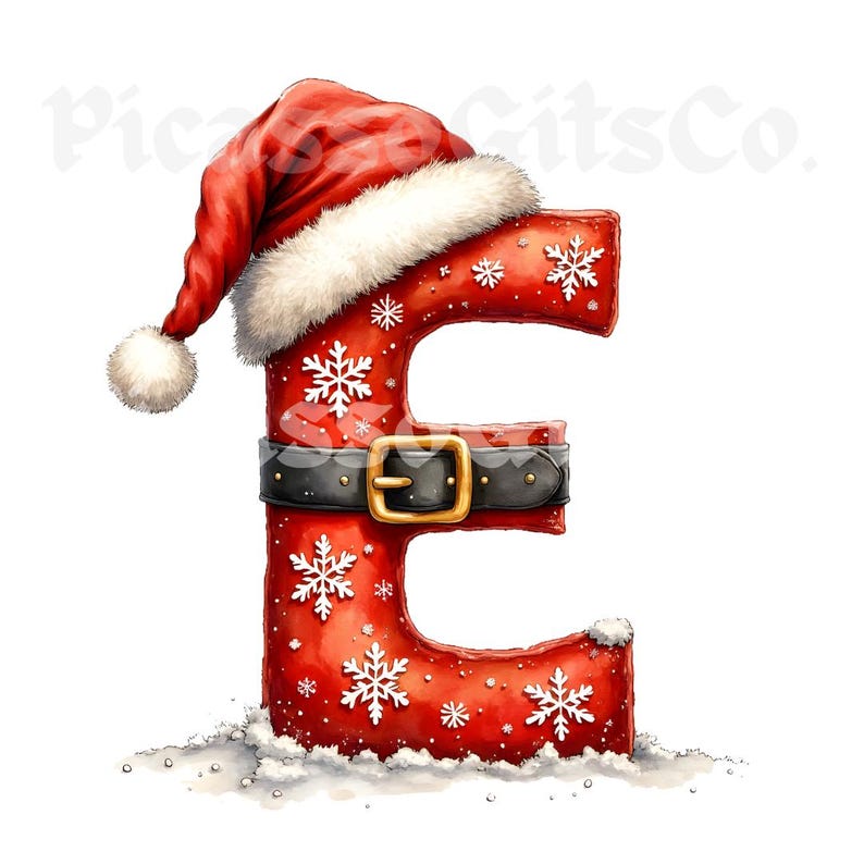 Christmas Alphabet PNG Bundle | Holiday Font Set | (digital Download- A ...