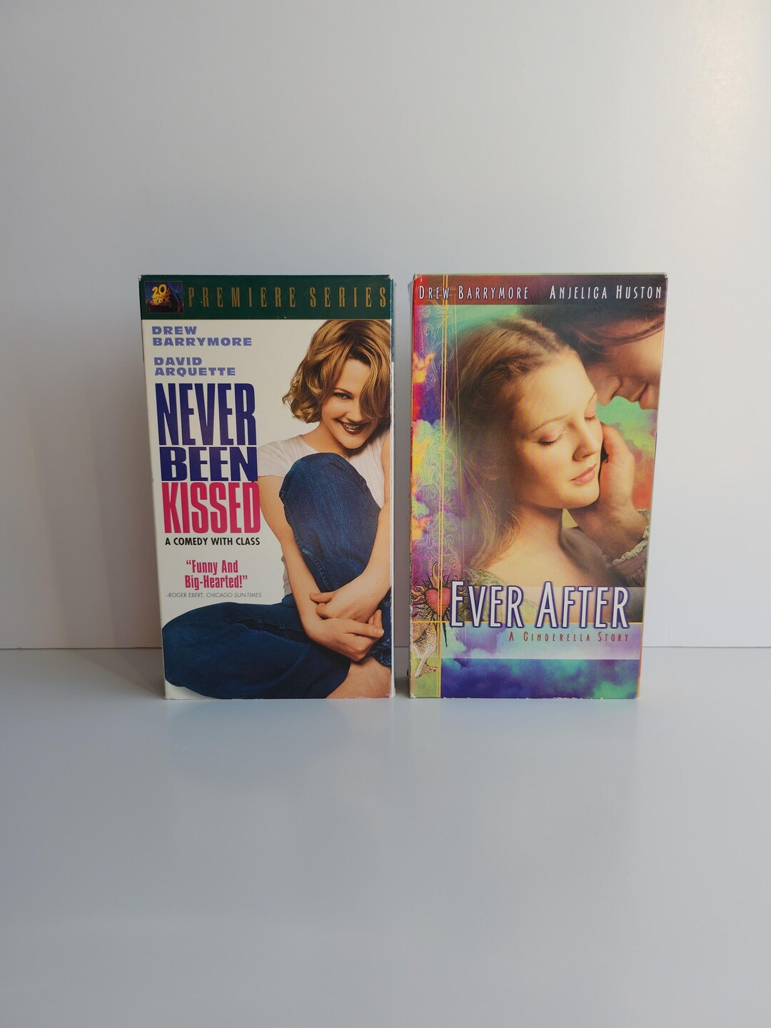 Drew Barrymore 1990s Rom Com VHS Double Feature - Ever After and Never ...
